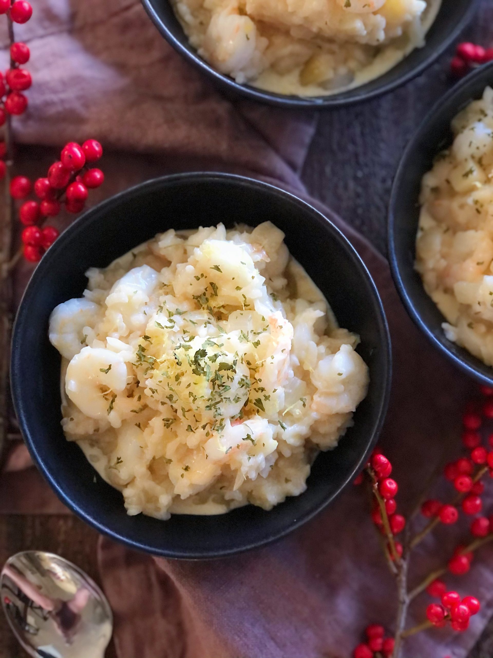 Easy, Elegant Shrimp Risotto - Seasonally Jane